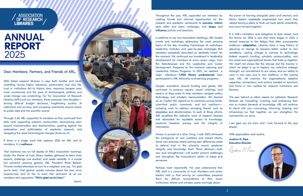 ARL Annual Report Highlights Community Resilience in 2025 — Association ...